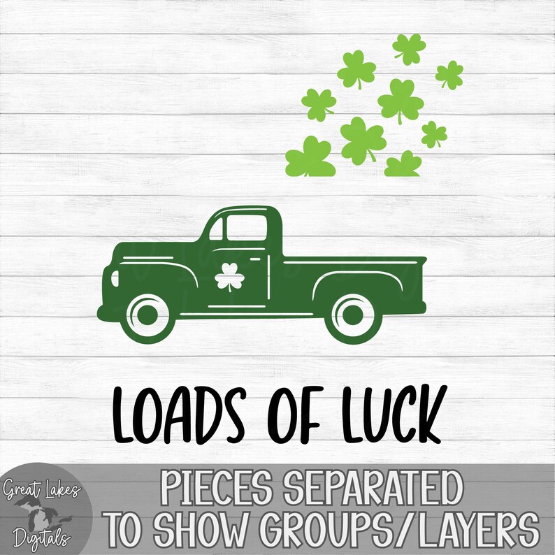 Loads of Luck - Instant Digital Download - Svg, Png, Dxf, and Eps Files ...