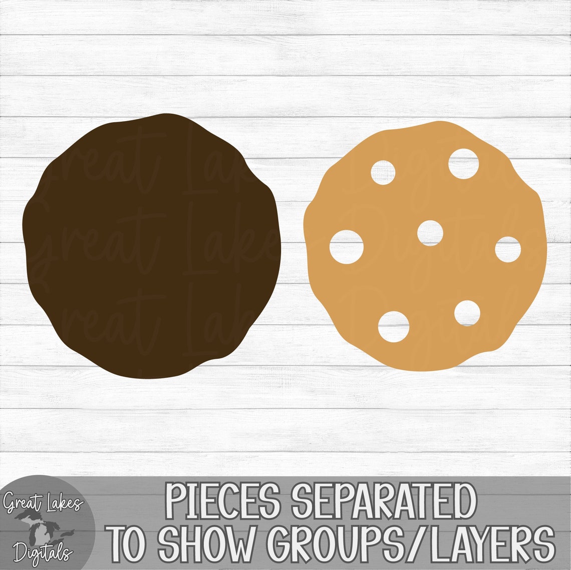 Chocolate Chip Cookie Instant Digital Download Svg Png - Etsy