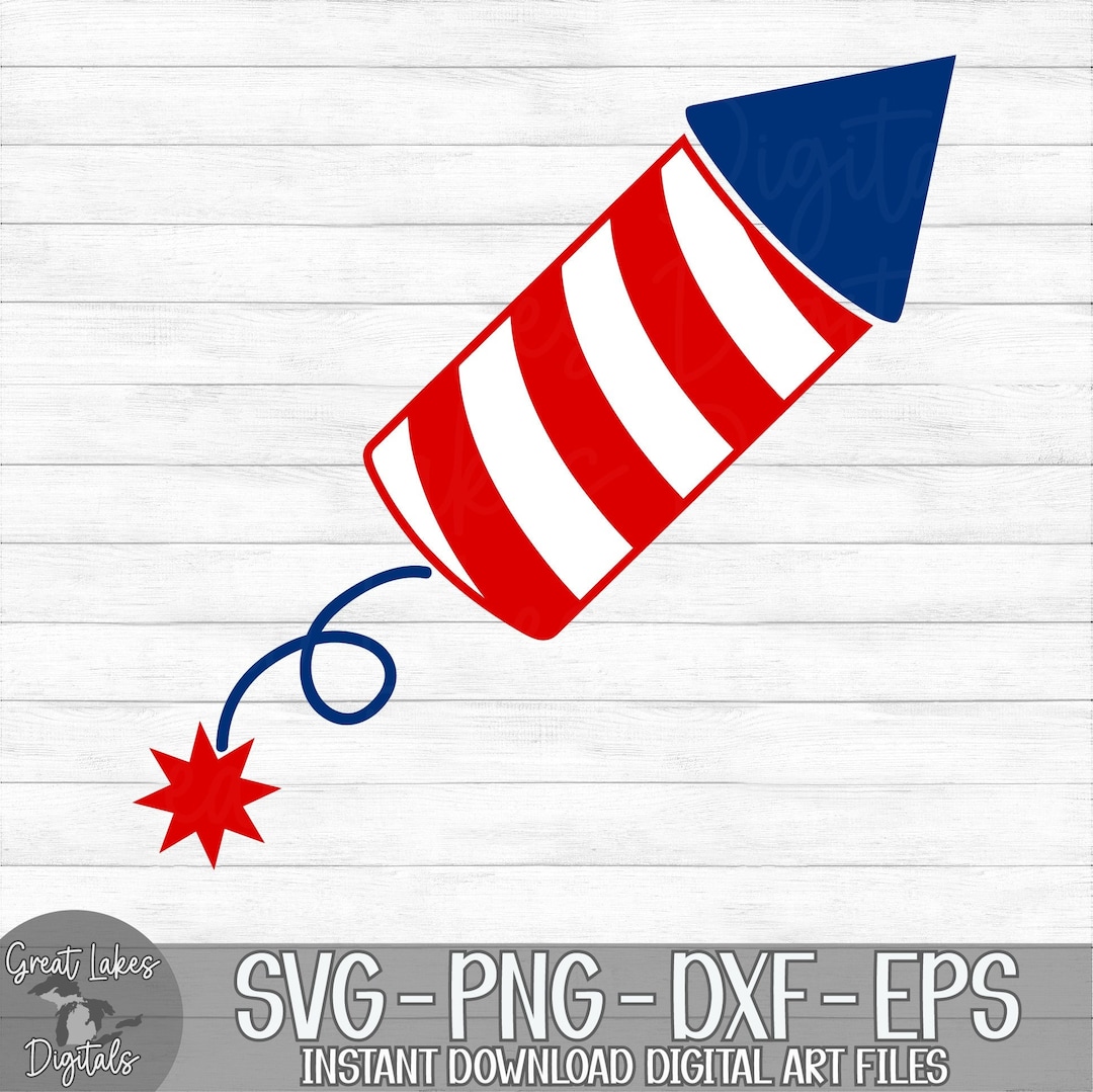 Firecracker - 4th of July, Fourth of July - Instant Digital Download ...