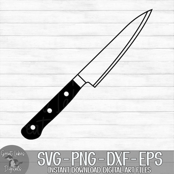 Knife Instant Digital Download Svg Png Dxf and Eps - Etsy