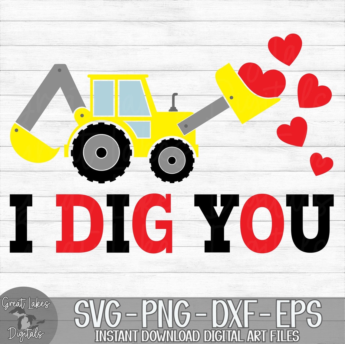 I Dig You Instant Digital Download Svg Png Dxf and Eps - Etsy