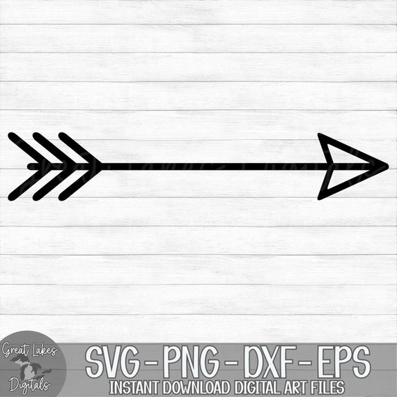 Arrow Instant Digital Download Svg Png Dxf and Eps - Etsy