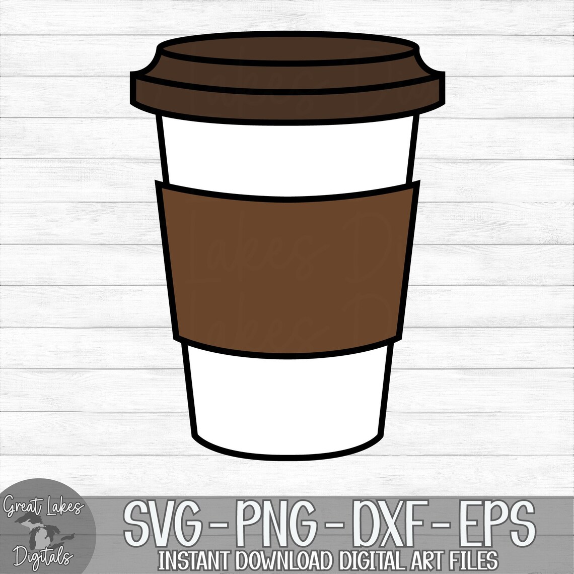 Coffee Cup Instant Digital Download Svg Png Dxf and Eps - Etsy