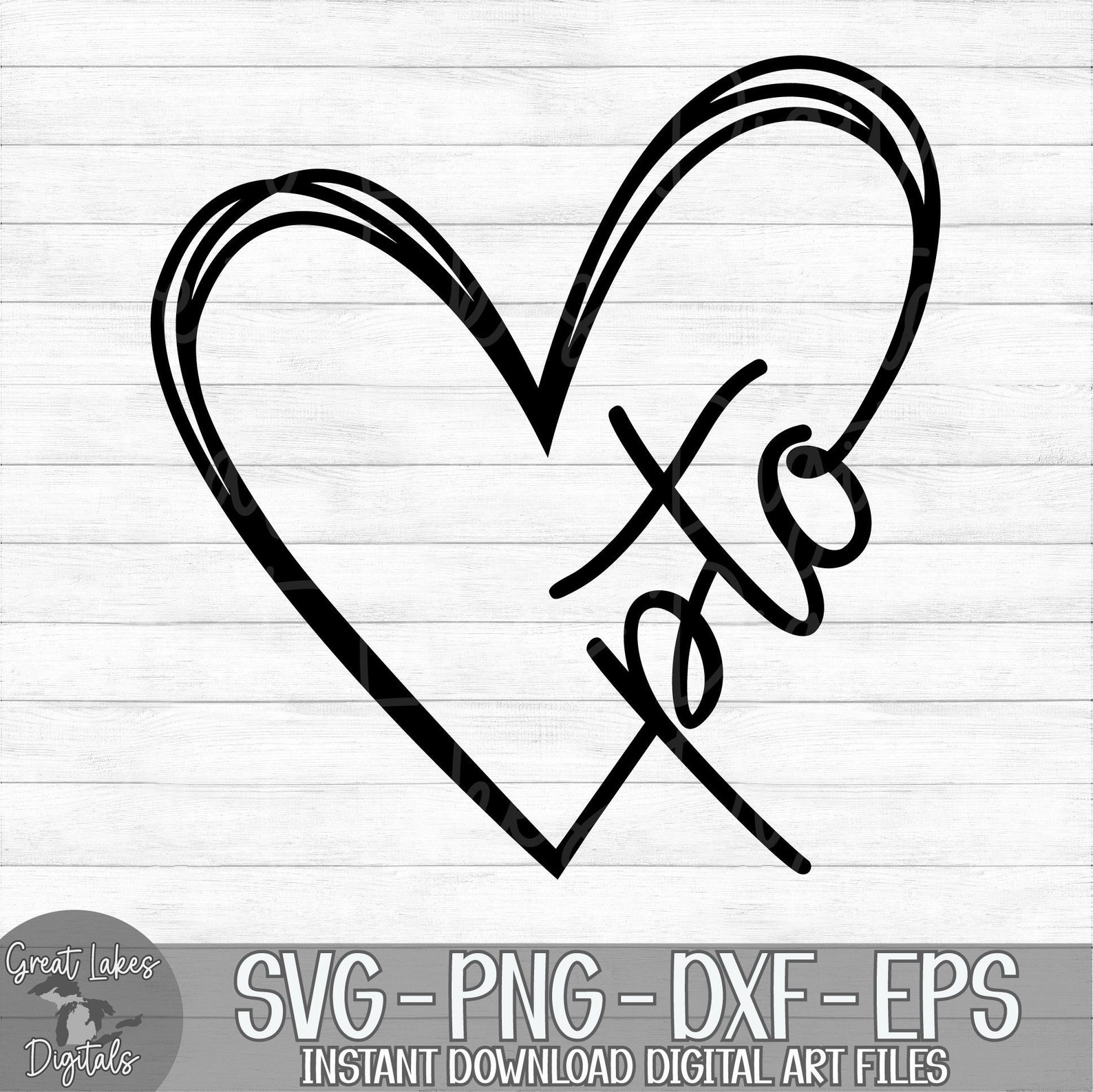 PTO Heart Instant Digital Download Svg, Png, Dxf, and Eps Files ...