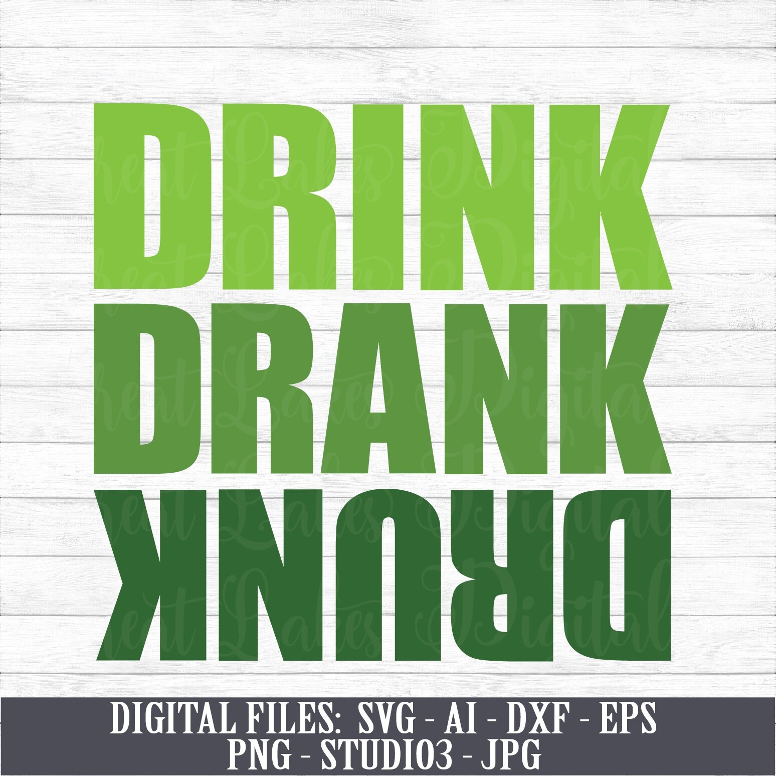 Drink Drank Drunk Instant Digital Download svg ai dxf | Etsy