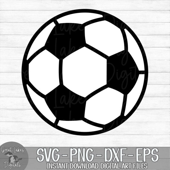 Soccer Ball Instant Digital Download Svg Png Dxf and - Etsy Australia
