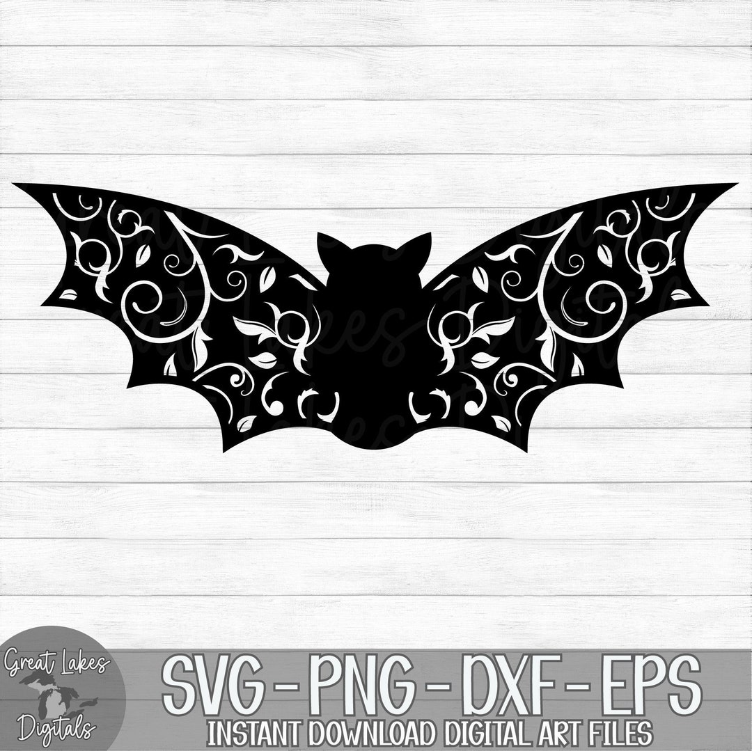 Bat Instant Digital Download Svg, Png, Dxf, and Eps Files Included ...