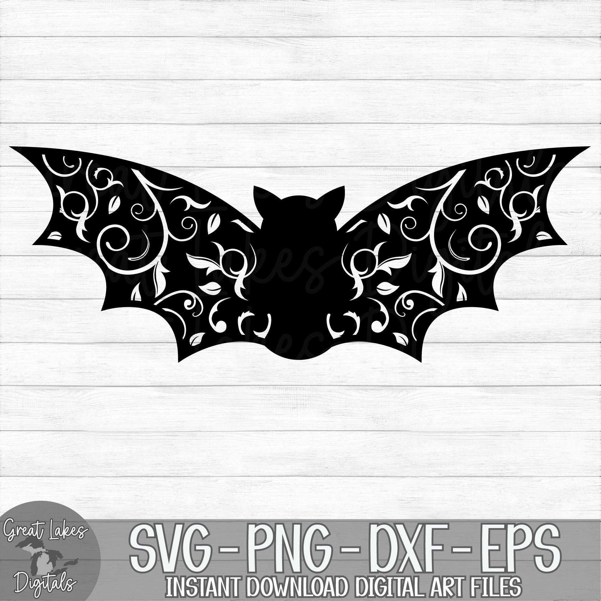 Bat Instant Digital Download Svg Png Dxf and Eps Files - Etsy UK