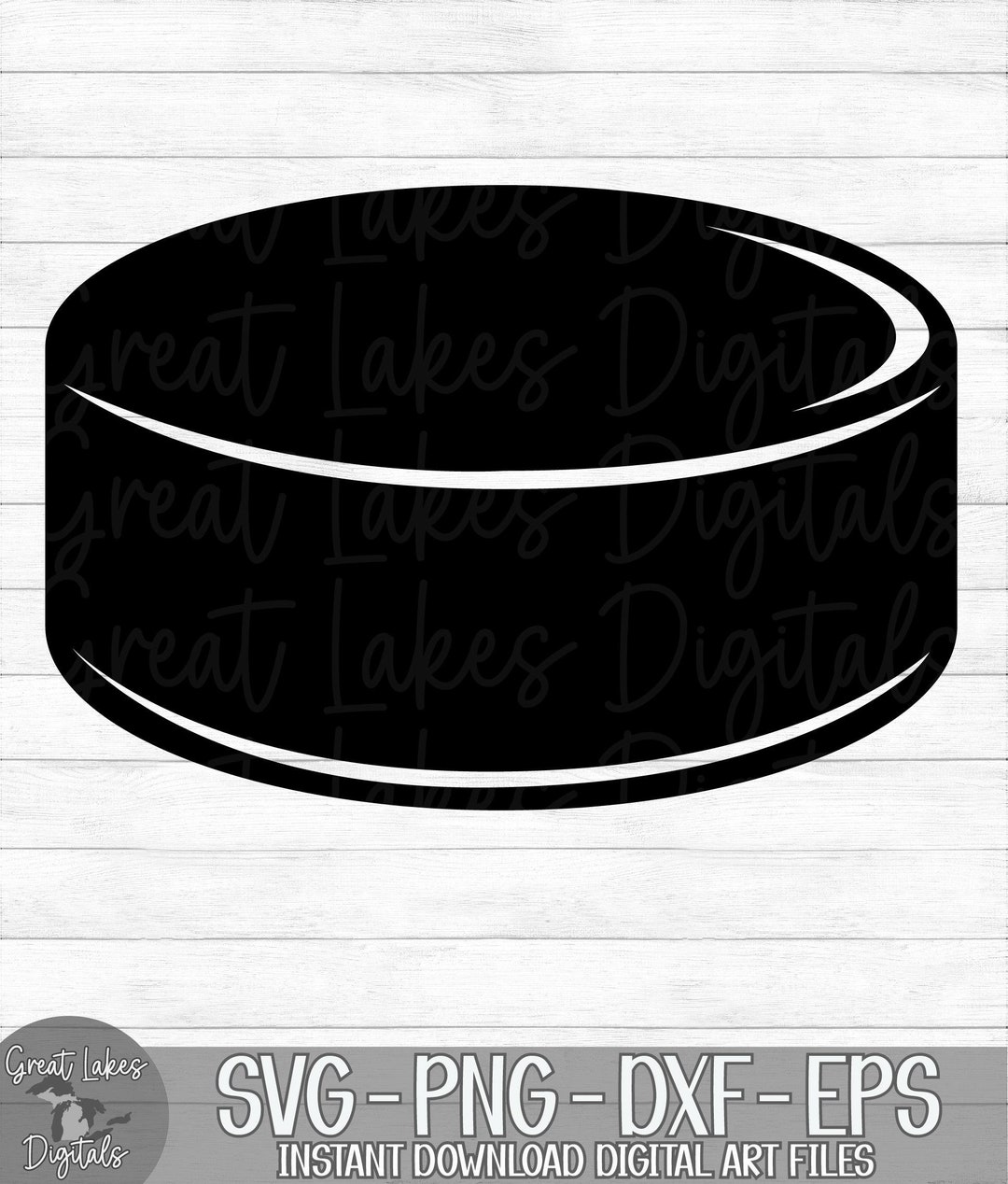 Hockey Puck - Instant Digital Download - Svg, Png, Dxf, and Eps Files ...