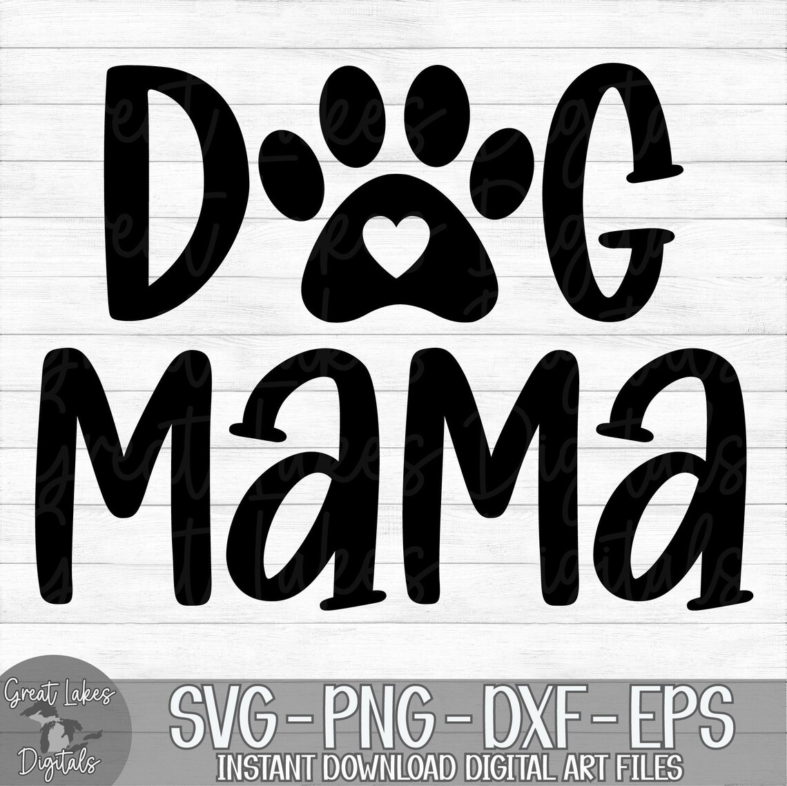 Dog Mama Instant Digital Download Svg Png Dxf and Eps - Etsy
