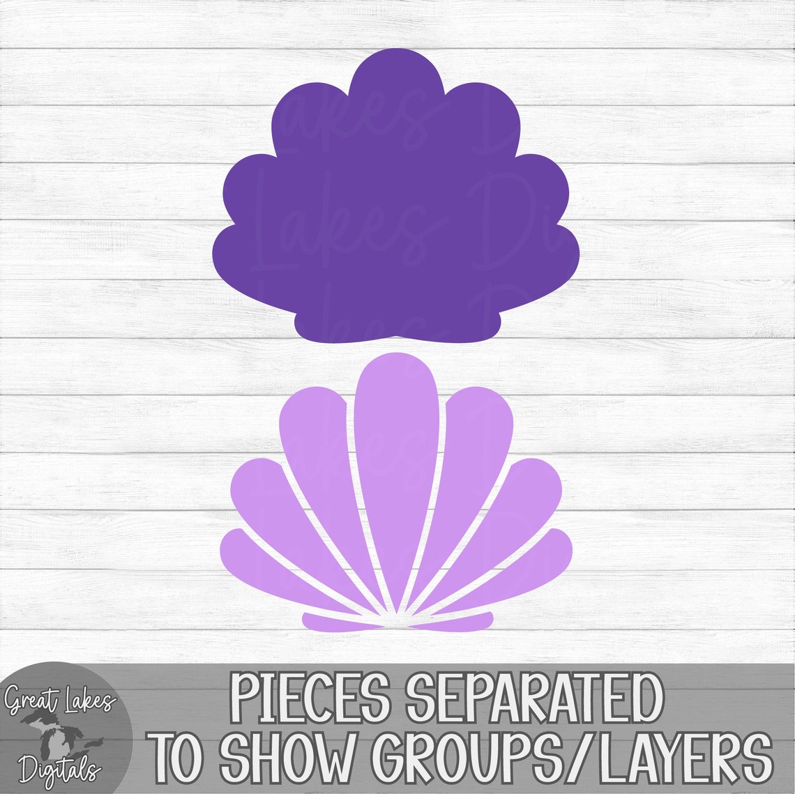 Seashell - Instant Digital Download - Svg, Png, Dxf, and Eps Files ...