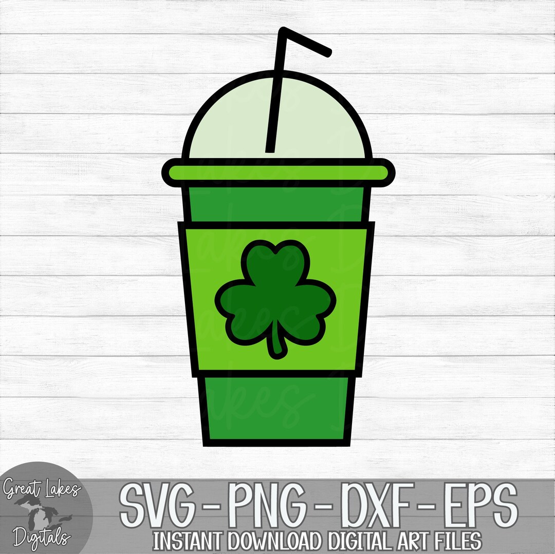 St. Patrick's Day Shake - Instant Digital Download - Svg, Png, Dxf, and ...