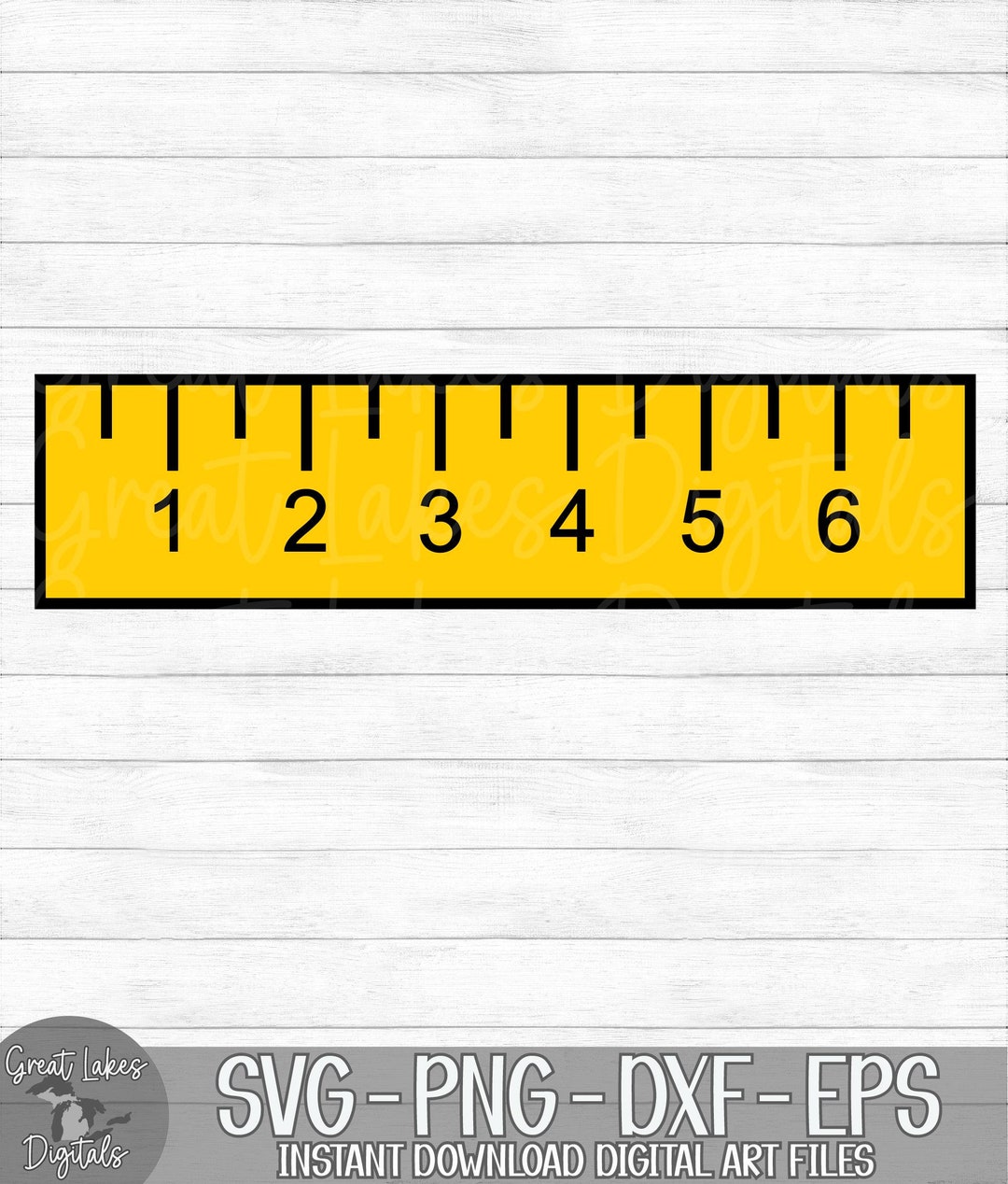 Ruler - Back to School, Math, Teacher - Instant Digital Download - Svg ...