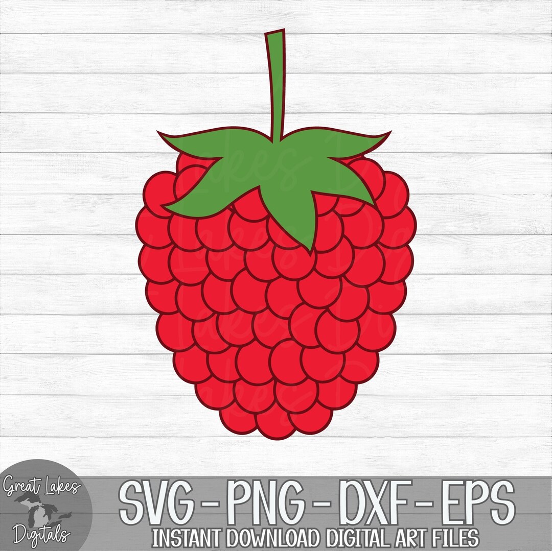 Raspberry - Instant Digital Download - Svg, Png, Dxf, and Eps Files ...