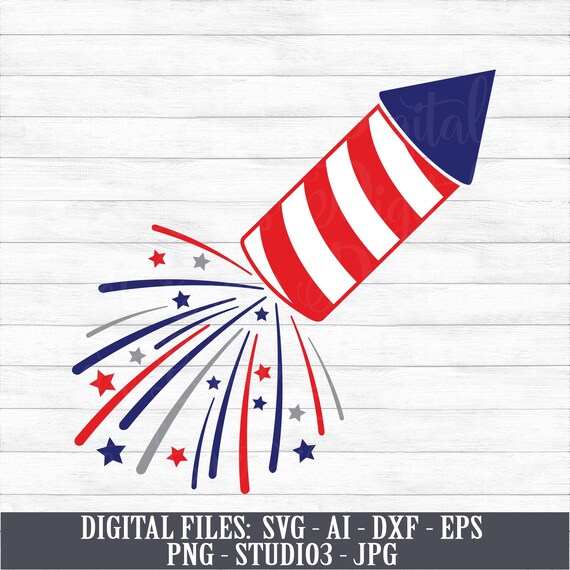 Firecracker 4th of July Fourth of July Instant Download | Etsy