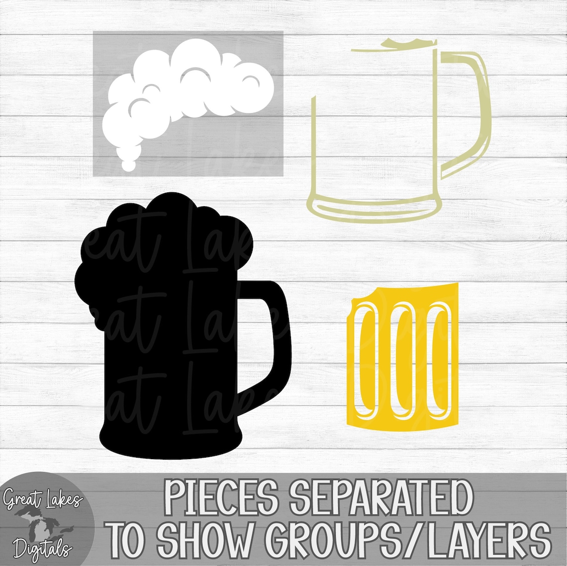 Beer Mug Instant Digital Download Svg Png Dxf and Eps | Etsy Canada