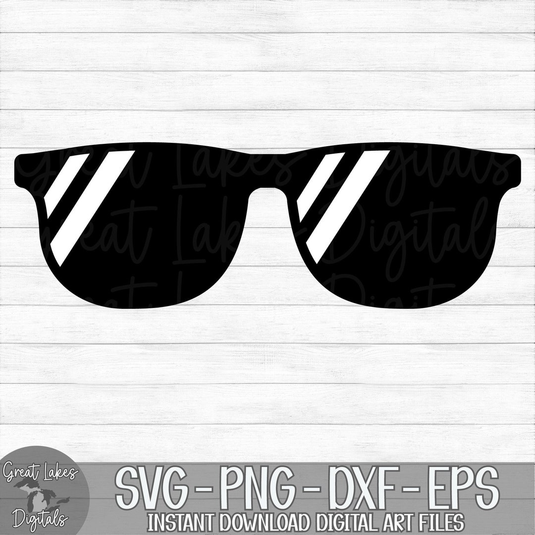 Sunglasses Instant Digital Download Svg, Png, Dxf, and Eps Files ...