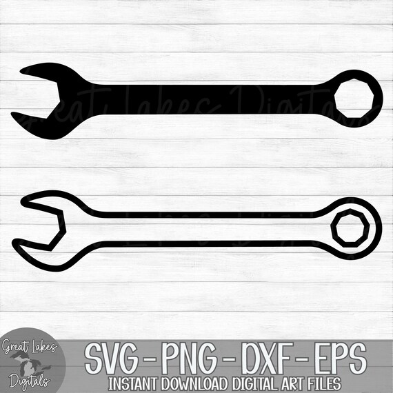 Wrenches Bundle of 2 Instant Digital Download Svg Png - Etsy