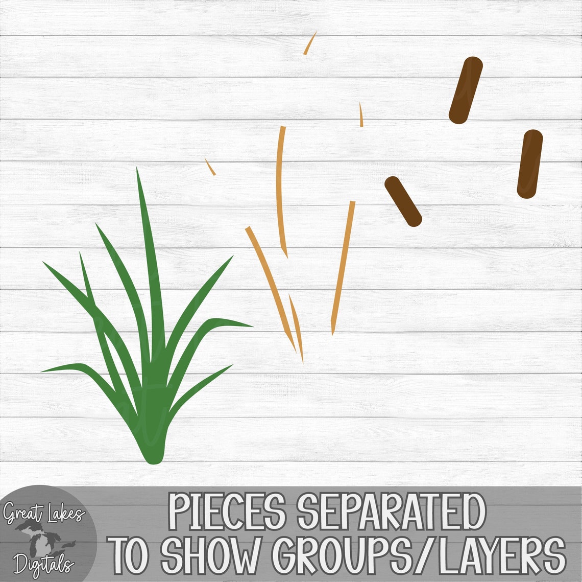 Cattail - Instant Digital Download - Svg, Png, Dxf, and Eps Files ...