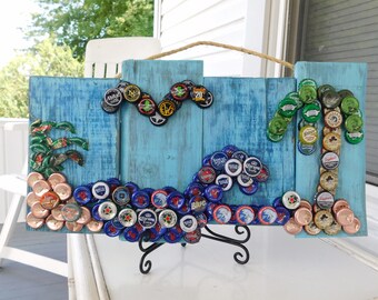 Palm Tree Bottle Cap - Etsy