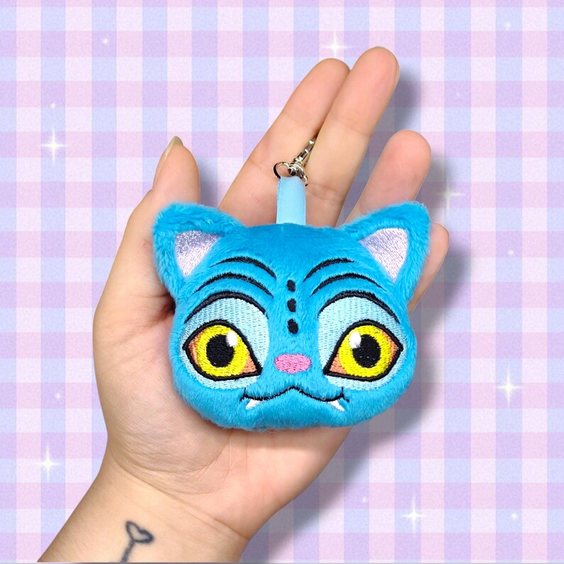 Blue Tiger Plush Embroidery Design: K-pop Anime Tiger (digital File) - Etsy