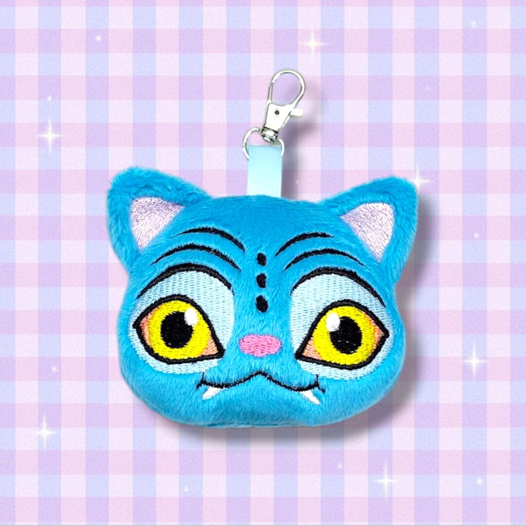 Blue Tiger Plush Embroidery Design: K-pop Anime Tiger (digital File) - Etsy