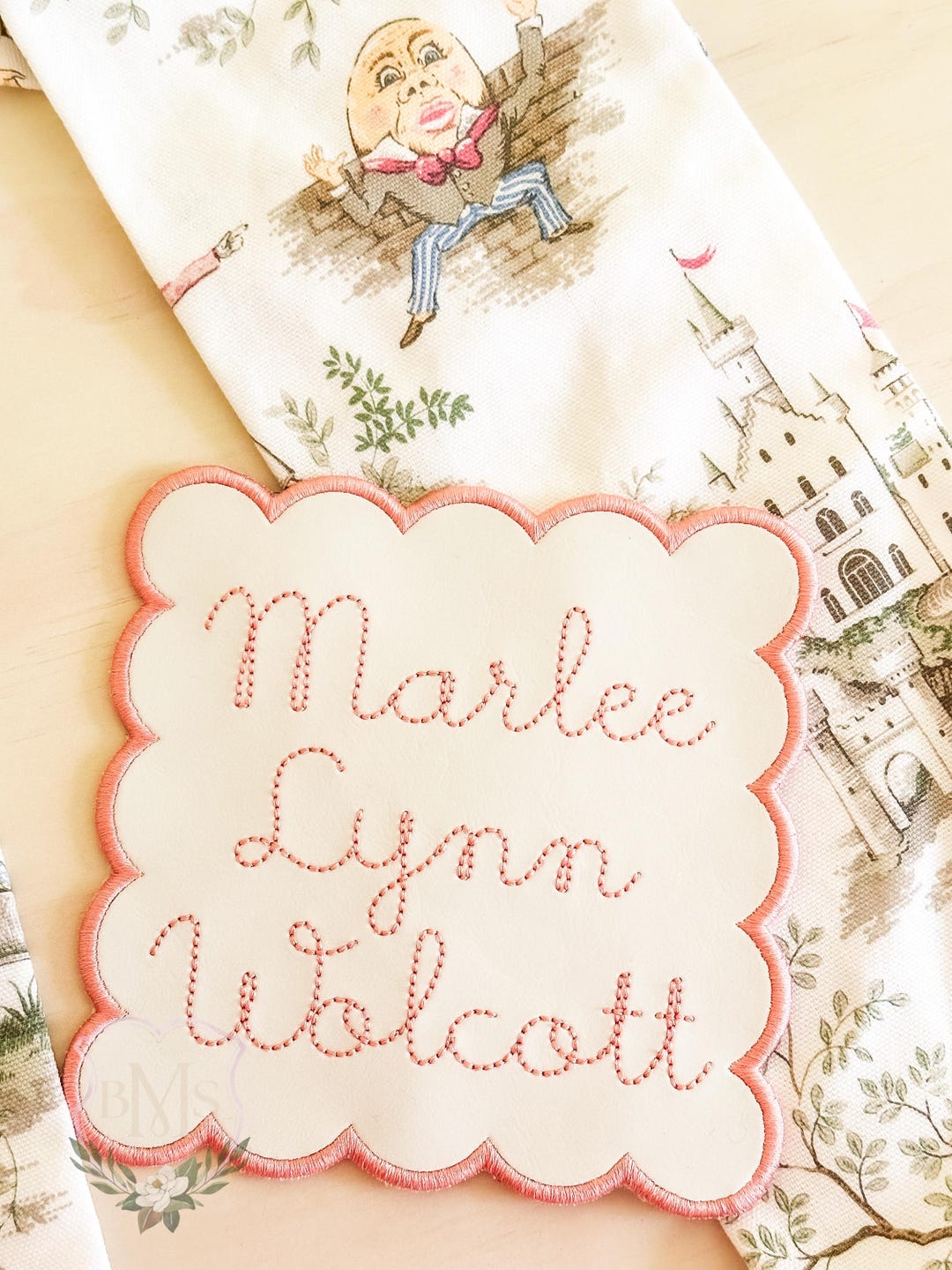 Scalloped Baby Bassinet Name Plate | Hospital Bassinet Plate | Welcome ...