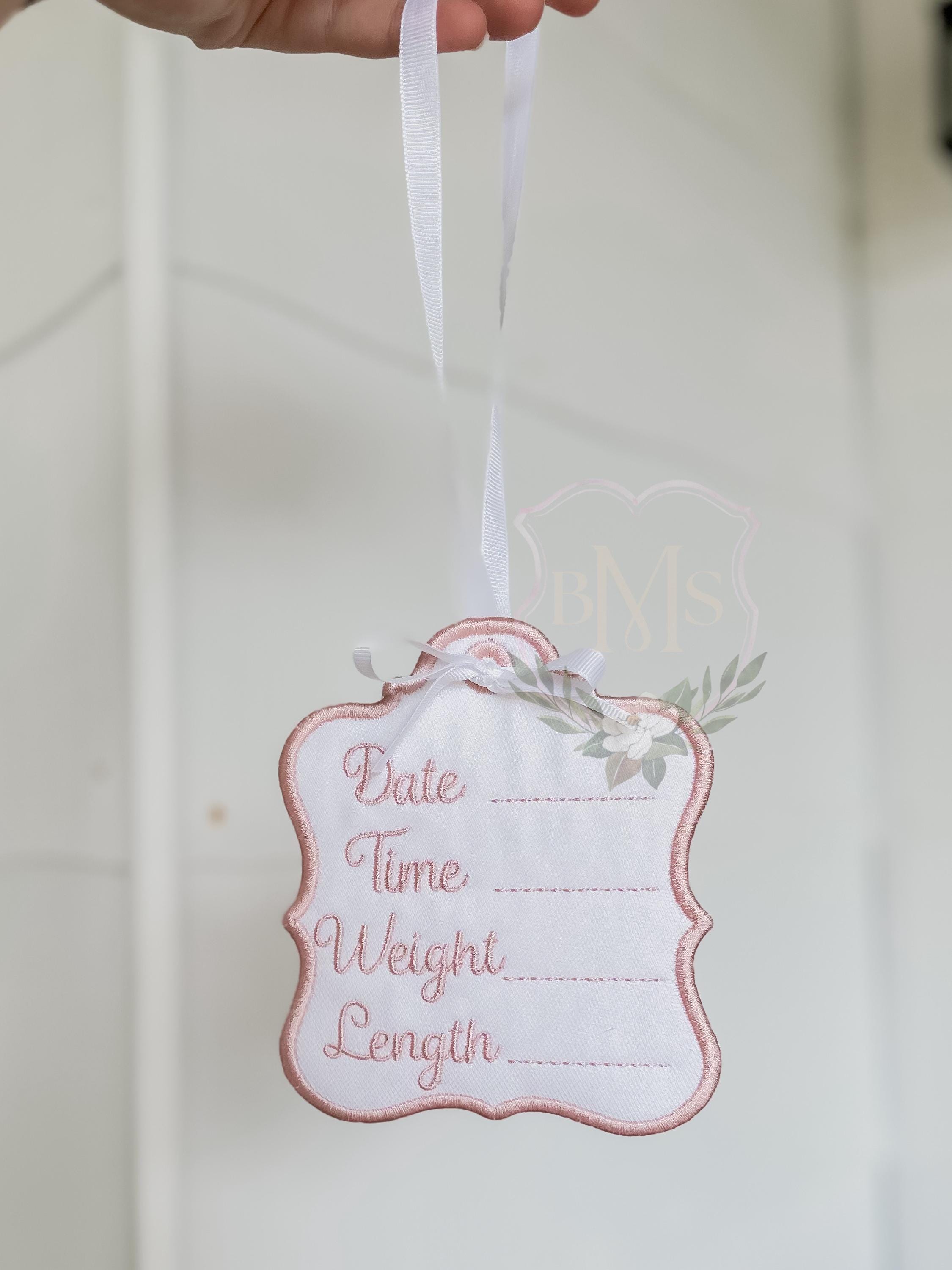 Birth Stats Card for Baby Banners - Etsy