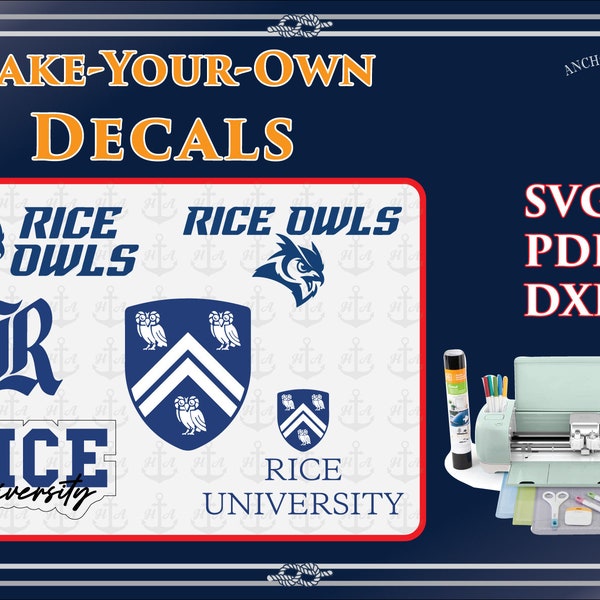 Rice University Svg - Etsy