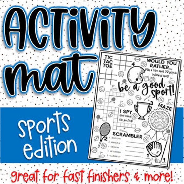 Baseball Placemats - Etsy