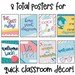 Back to School Growth Mindset Classroom Posters, Classroom Decorations ...