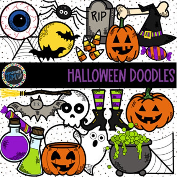 October Clipart - Etsy