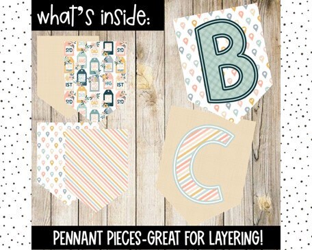 Adventure Classroom Decor, A-Z Bulletin Board Letters, Punctuation, and ...