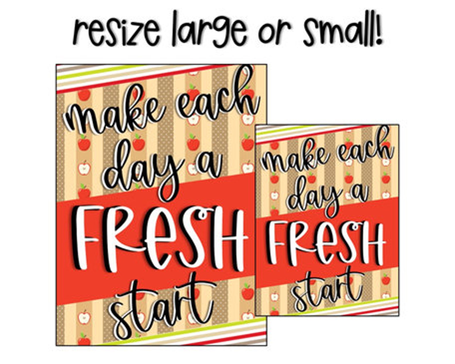 Apples Growth Mindset Classroom Posters, Classroom Decorations ...