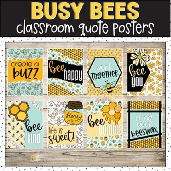 Bee Classroom Decor - Etsy