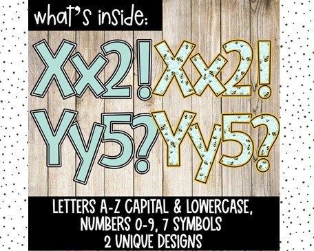 Busy Bees Classroom Decor, A-Z Bulletin Board Letters, Punctuation, and ...