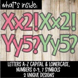 Tropical Classroom Decor, A-Z Bulletin Board Letters, Punctuation, and ...