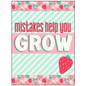Strawberries Growth Mindset Classroom Posters, Classroom Decorations ...