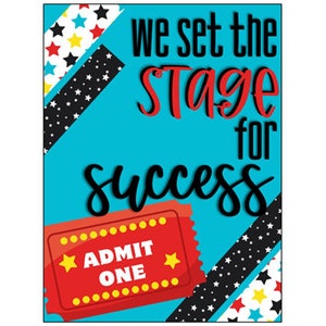 Hollywood Growth Mindset Classroom Posters, Classroom Decorations ...
