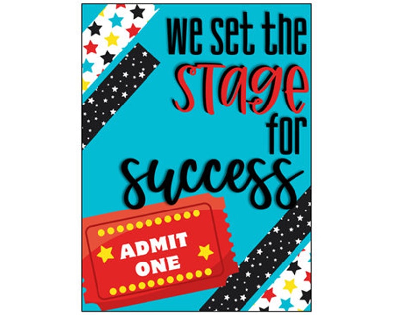 Hollywood Growth Mindset Classroom Posters, Classroom Decorations ...