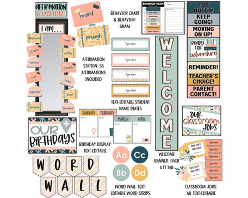 Adventure Classroom Decorations Bundle, Classroom Theme, Bulletin Board ...