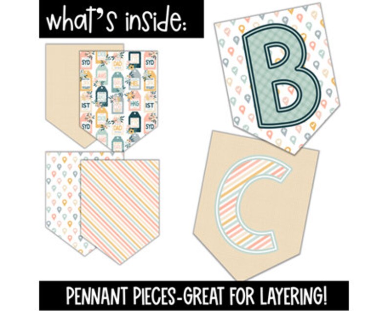 Adventure Classroom Decor, A-Z Bulletin Board Letters, Punctuation, and ...