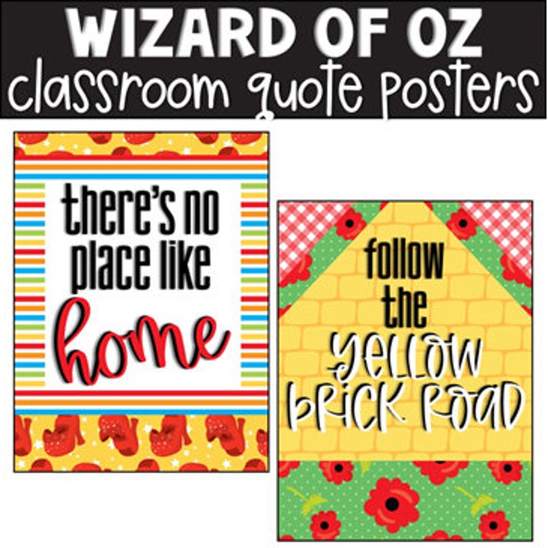 Wizard of Oz Posters - Etsy