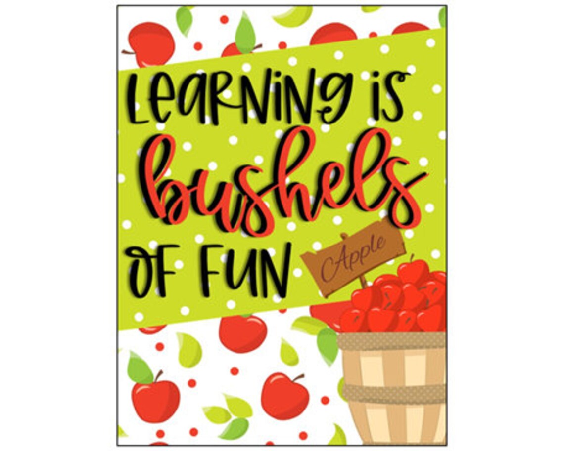 Apples Growth Mindset Classroom Posters, Classroom Decorations ...