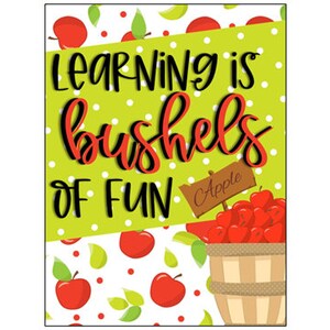 Apples Growth Mindset Classroom Posters, Classroom Decorations ...