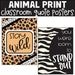 Animal Print Growth Mindset Classroom Posters, Classroom Decorations ...