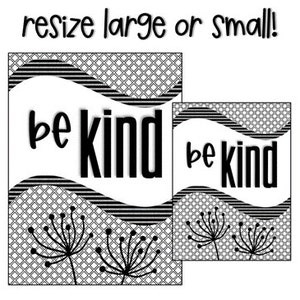 Monochrome Growth Mindset Classroom Posters, Classroom Decorations ...