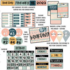 Adventure Classroom Decorations Bundle, Classroom Theme, Bulletin Board ...