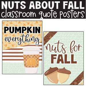 Fall Growth Mindset Classroom Posters, Classroom Decorations, Bulletin ...