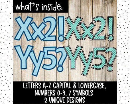 Back to School Classroom Decor A-Z Bulletin Board Letters - Etsy